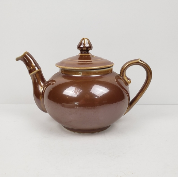 Kitchen | Vintage Pillivuyt Teapot Apilco Made In France Brown Luster ...